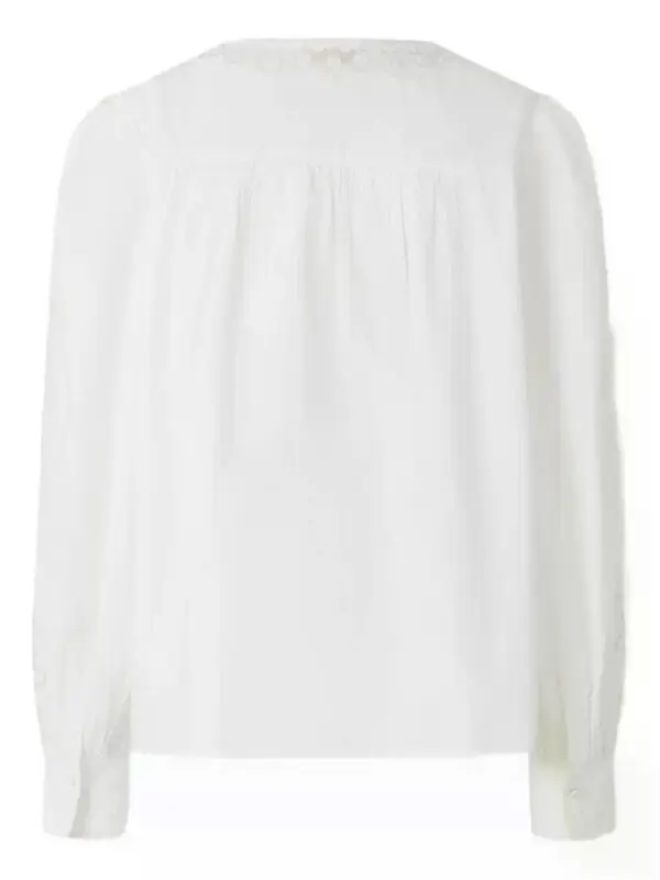Ulla Johnson Embroidered Lace-insert Blouse