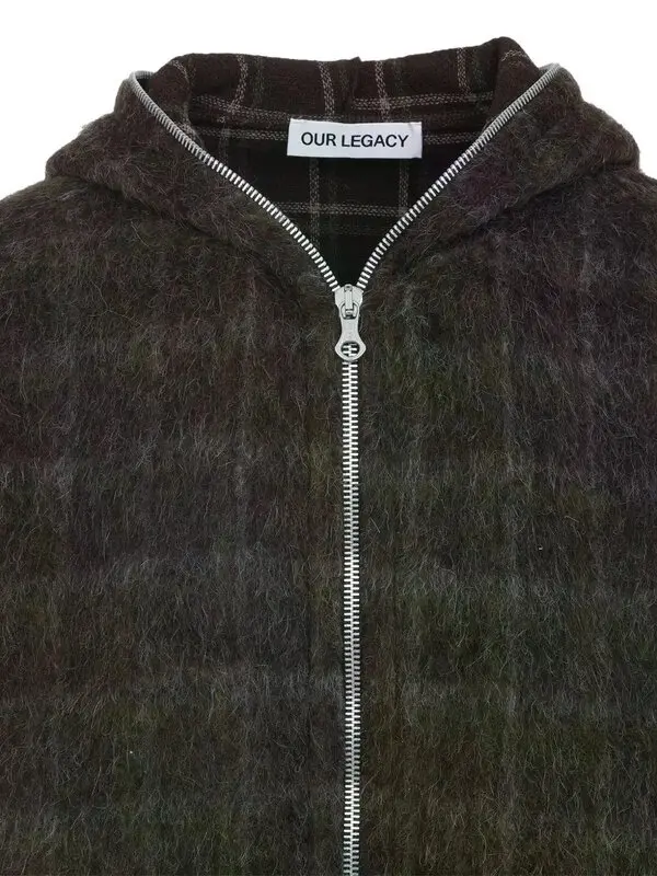 Our Legacy Wool Zip-up Hoodie - Brown