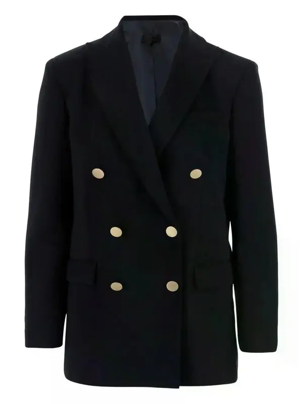 F.IT Double-breasted Jacket With Peak Lapels