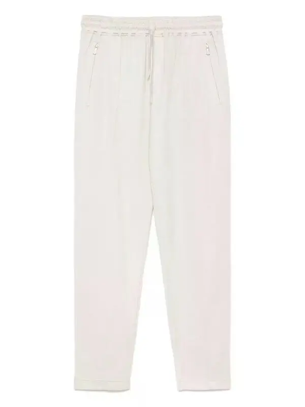 Eleventy Drawstring Zip-pocket Track Pants