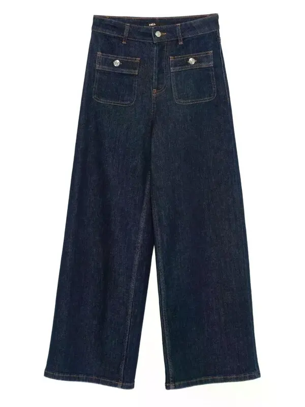 Maje Stretch Cotton Straight Leg Jeans
