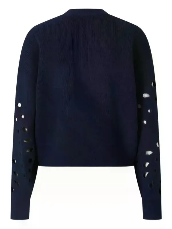 Ulla Johnson Cut-out Ribbed Knit Jumper