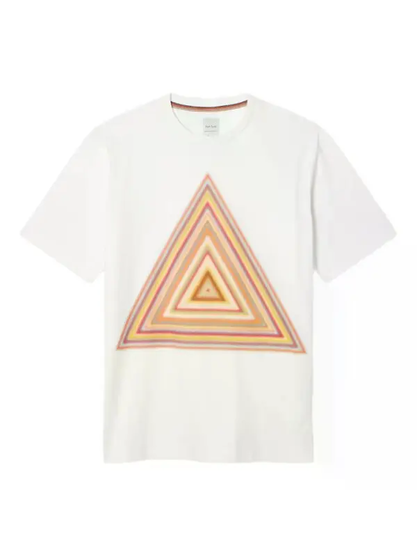 Paul Smith Triangle-print T-shirt - White