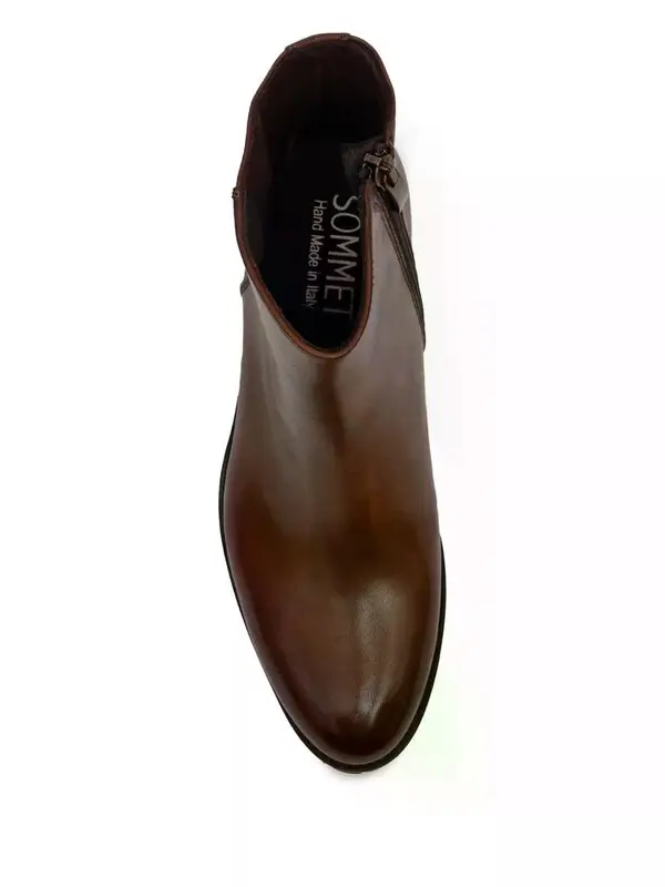 SOMMET Zip-fastening Boots - Brown