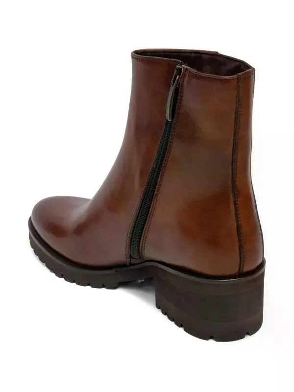 SOMMET Zip-fastening Boots - Brown