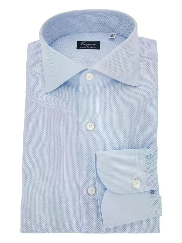 FINAMORE 1925 Cotton Shirt - Blue
