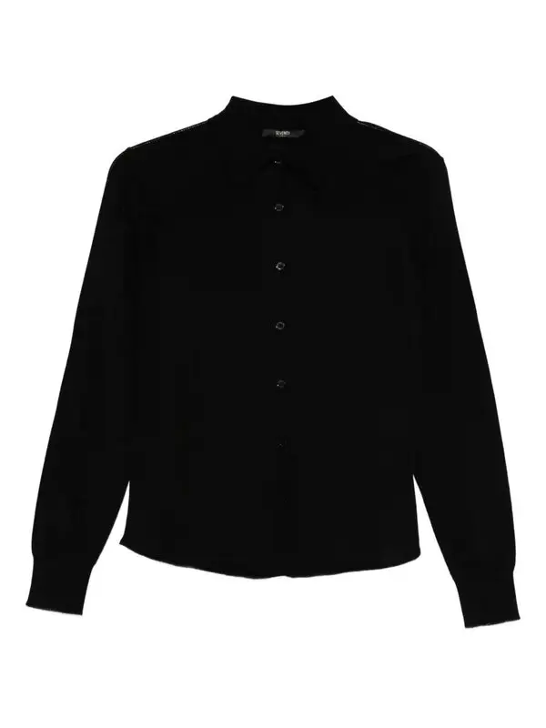 Seventy Button-fastening Wool Blouse