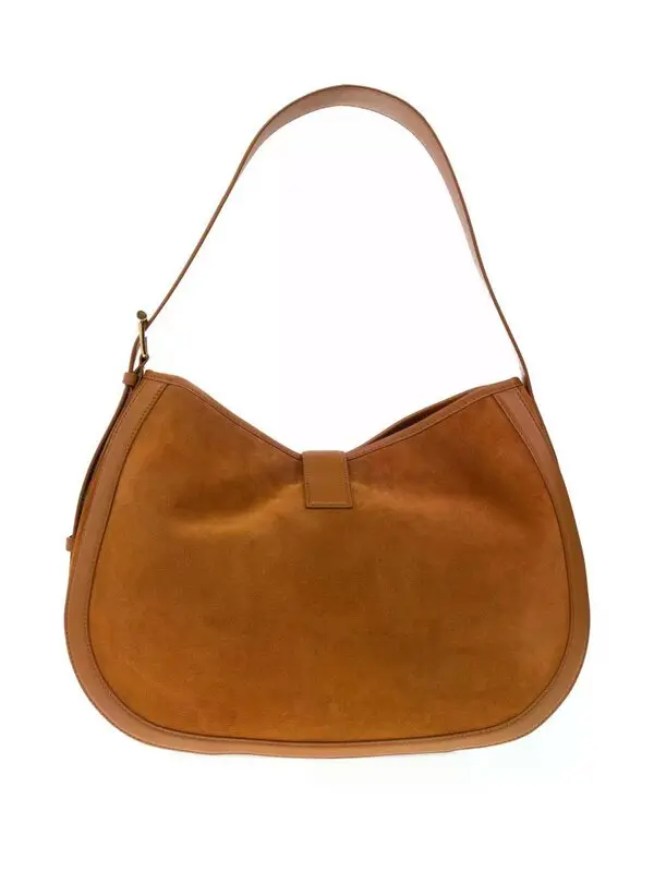 Alexander McQueen T-bar Suede Shoulder Bag - Brown