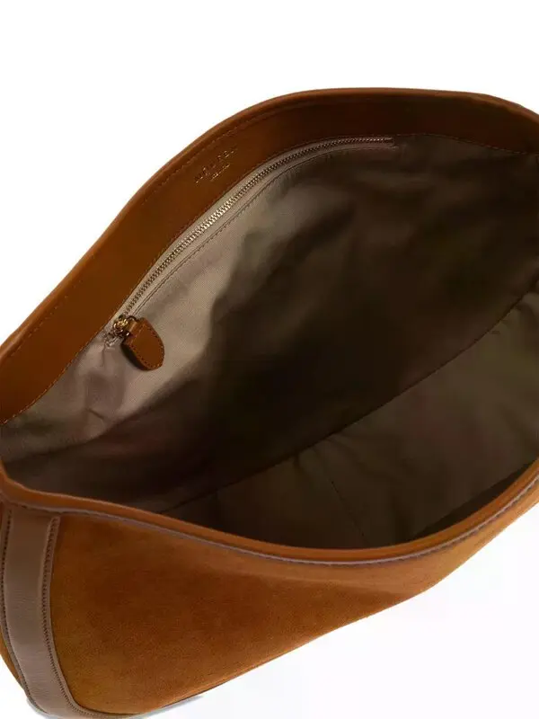 Alexander McQueen T-bar Suede Shoulder Bag - Brown