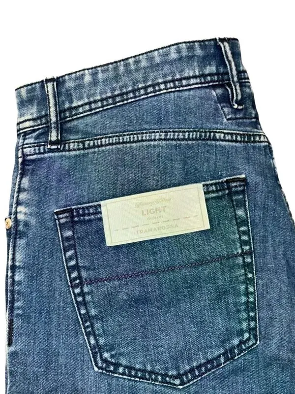 TRAMAROSSA Logo-patch Denim Shorts