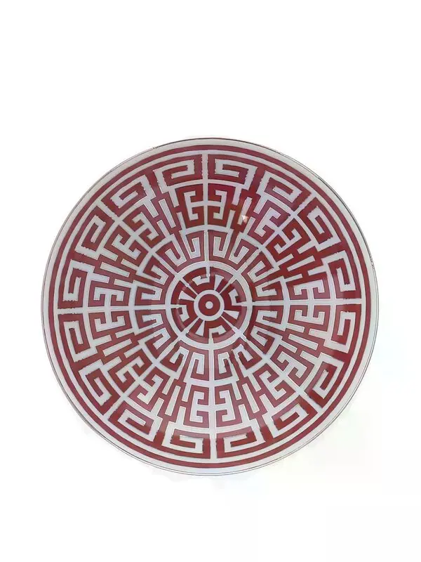 GINORI 1735 Labirinto Porcelain Bowl - Red