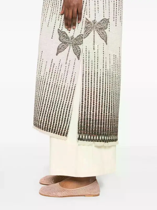 FORTE_FORTE V-neck Coat - Neutrals