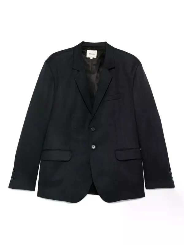 NOYOCO Clint Single-breasted Blazer - Blue