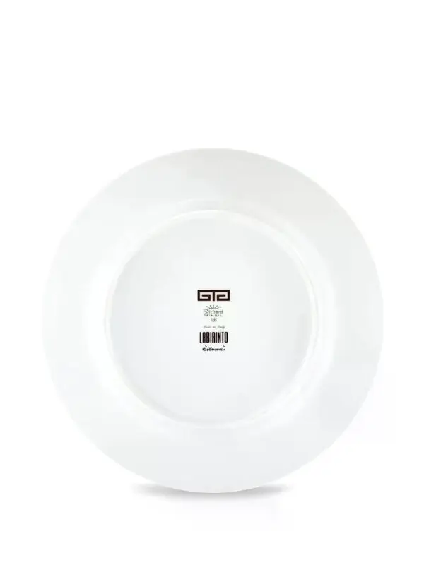 GINORI 1735 Printed Plate - White