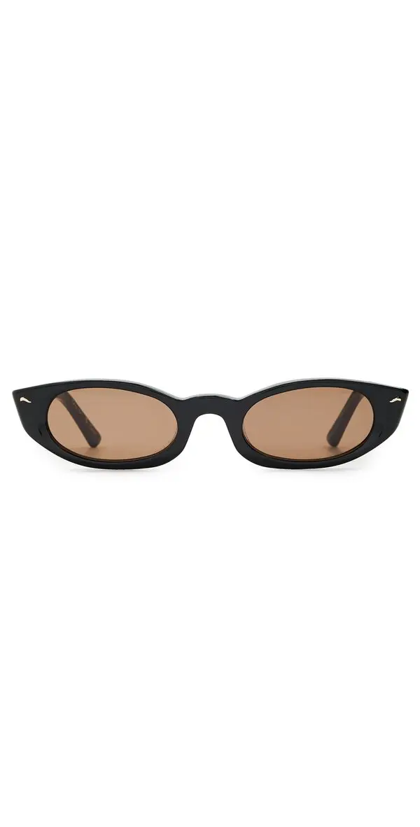 LUV LOU X Whitney Port Tortue Sunglasses - Black
