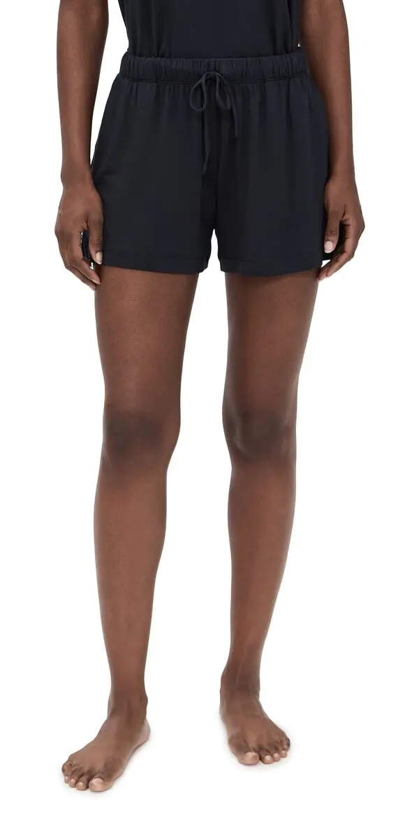 Eberjey Relaxed Jersey Shorts - Black