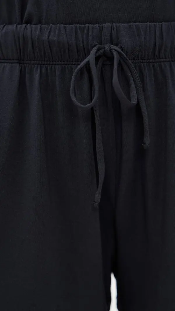 Eberjey Relaxed Jersey Shorts - Black
