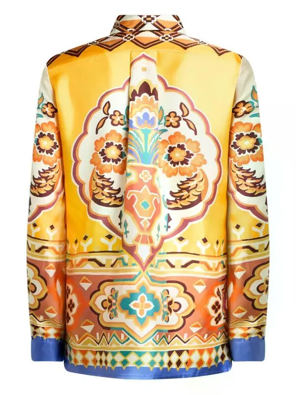 Etro Printed Silk Shirt