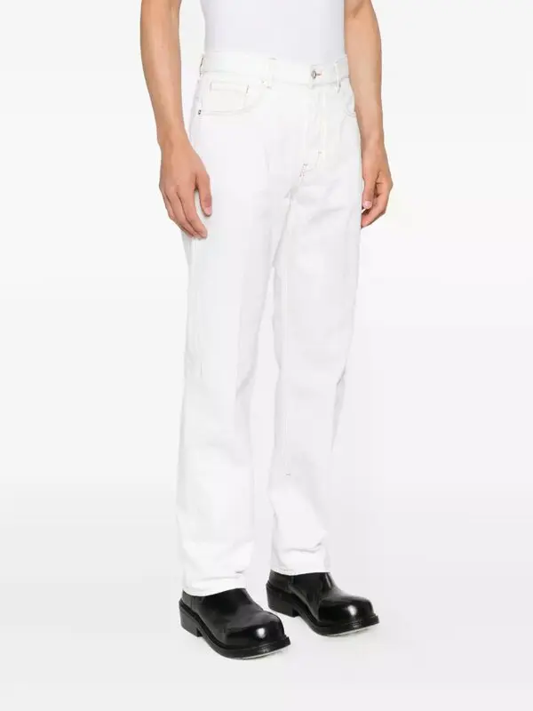 Givenchy Contrast-stitching Straight-leg Jeans