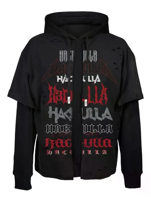 HACULLA. Graphic Distressed Hoodie