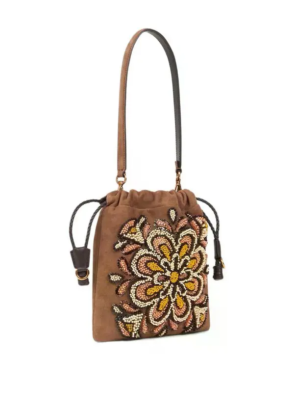 Etro Beaded Embellished Bucket Bag