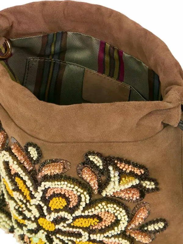 Etro Beaded Embellished Bucket Bag
