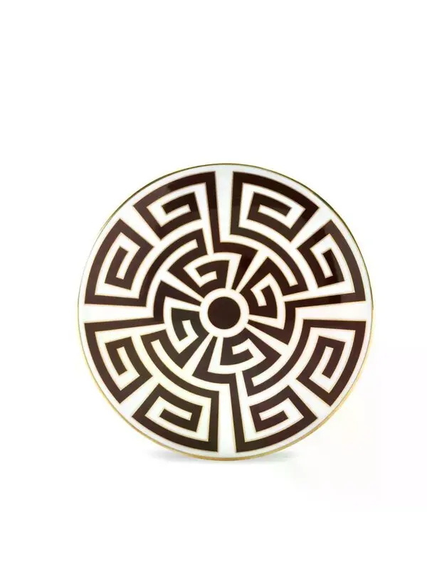 GINORI 1735 Labyrinth Pattern Trinket Box - White