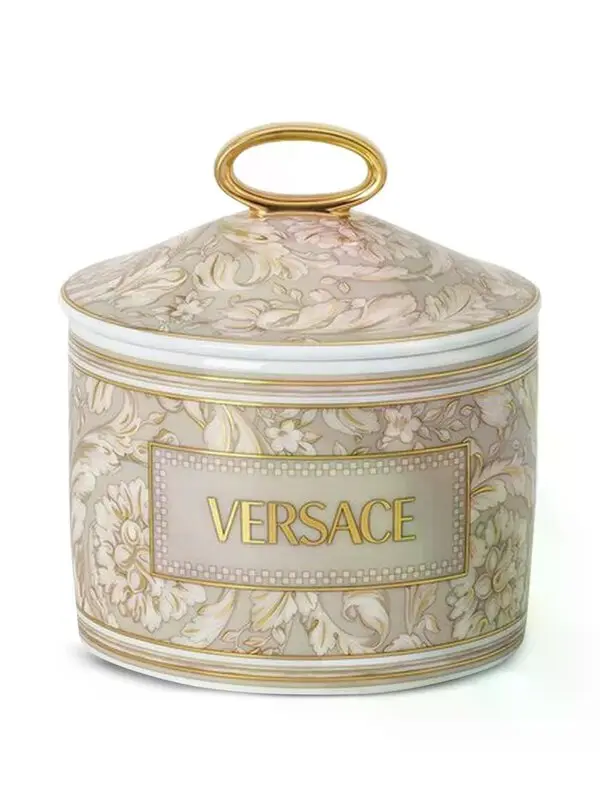 Versace Small Barocco Candle - Neutrals
