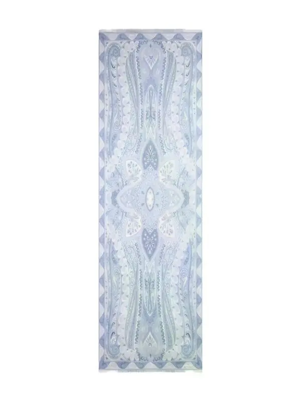 Etro Paisley-print Scarf - White