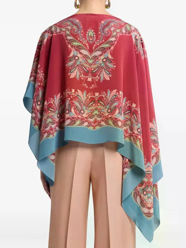 Etro Paisley-print Asymmetric Blouse