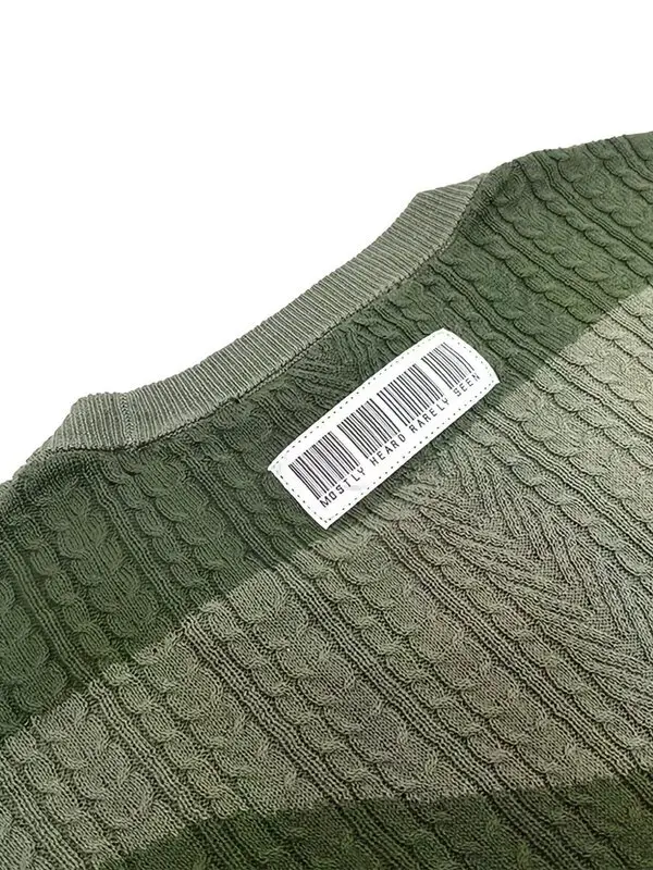 MOSTLY HEARD RARELY SEEN Cable-knit Wave T-shirt