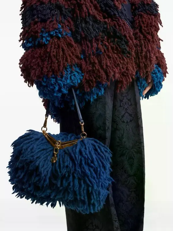 Etro Vela Wool Shoulder Bag