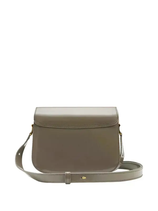 AMI Paris Paris Glazed Leather Bag