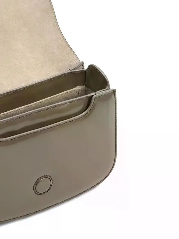AMI Paris Paris Glazed Leather Bag