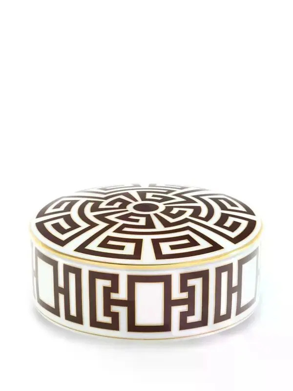 GINORI 1735 Labyrinth Pattern Trinket Box