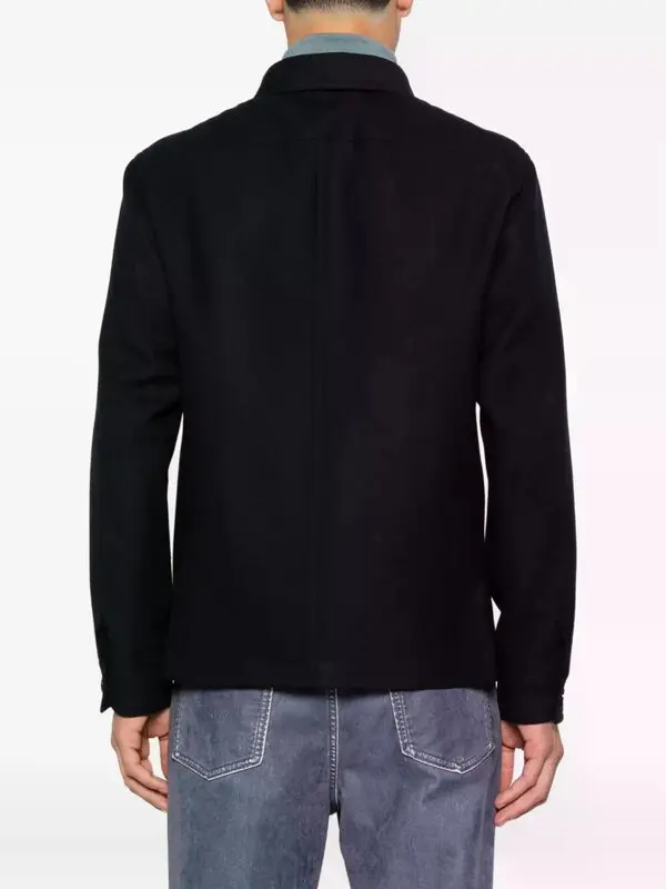 TOM FORD Flap-pocket Overshirt - Blue