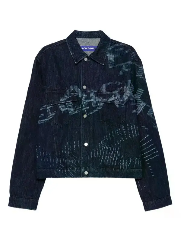 A-COLD-WALL* Annex Graphic-print Denim Jacket