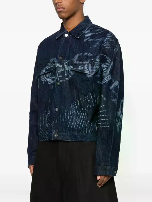 A-COLD-WALL* Annex Graphic-print Denim Jacket