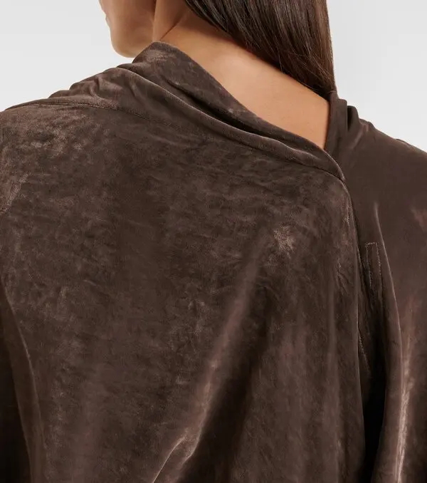 Rick Owens Draped Crepe Top