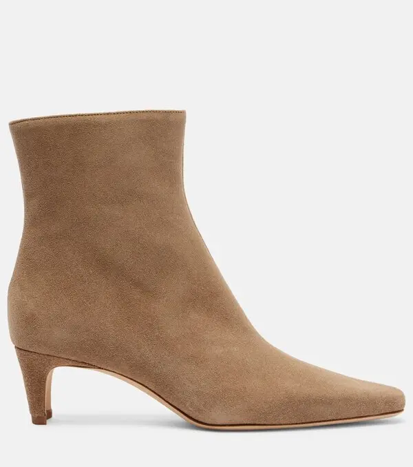 Staud Wally 55 Suede Ankle Boots