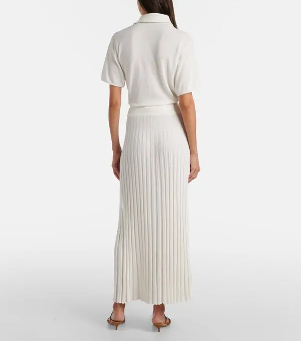 Christopher Esber Sundial Shell Cotton-blend Maxi Skirt