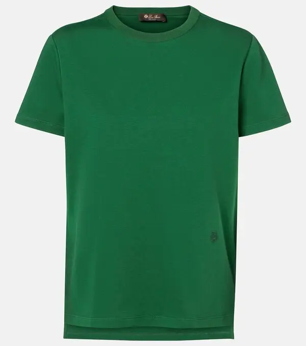 Loro Piana My-t Cotton Jersey T-shirt - Green