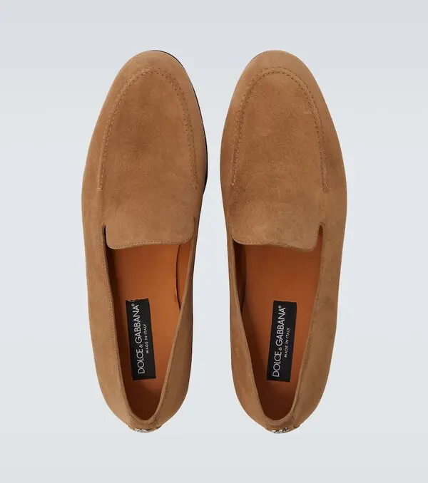 Dolce & Gabbana Suede Loafers - Brown