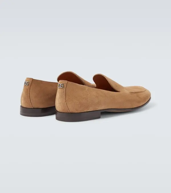 Dolce & Gabbana Suede Loafers - Brown