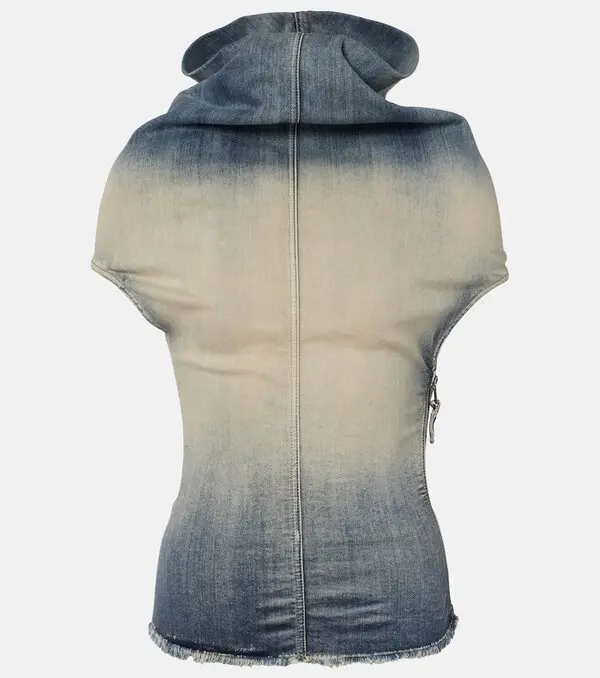 Rick Owens Draped Denim Top