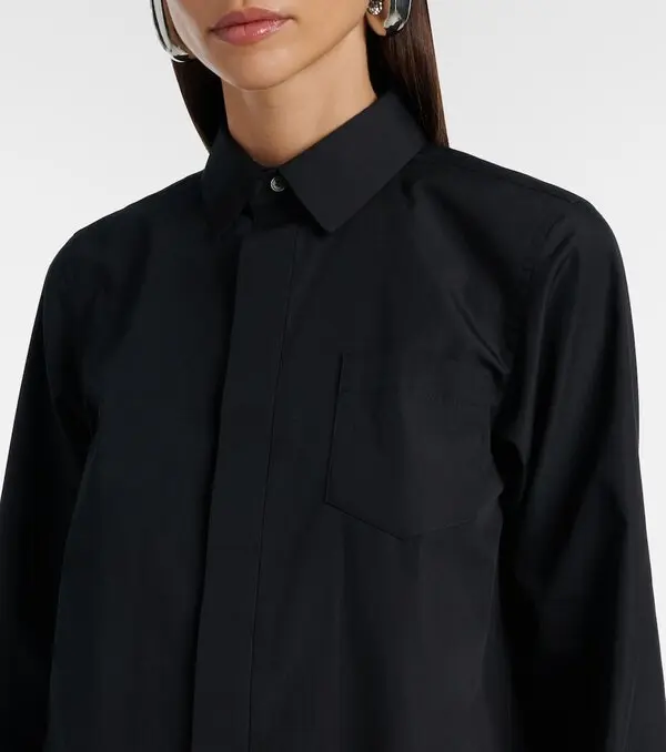 Sacai Poplin Shirt Dress
