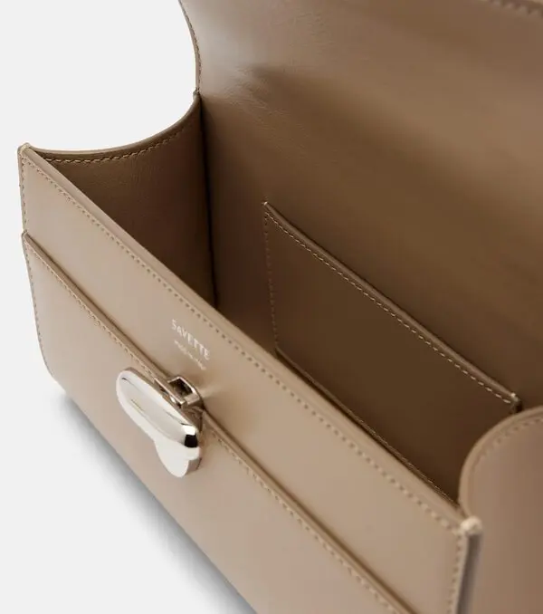 Savette Symmetry Leather Tote