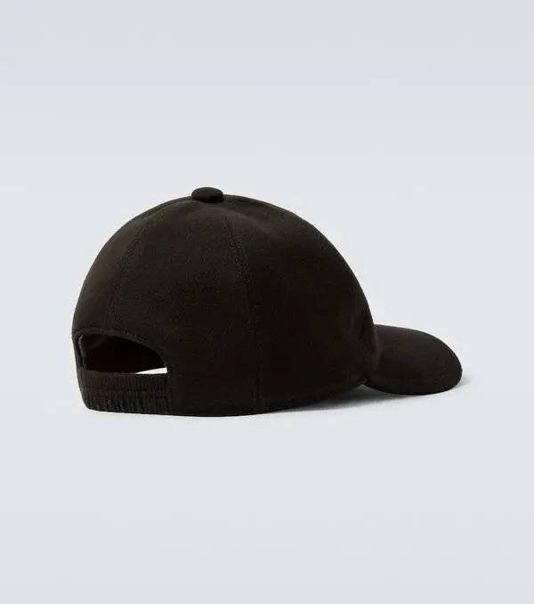 Loro Piana Logo Embroidered Baseball Cap - Green