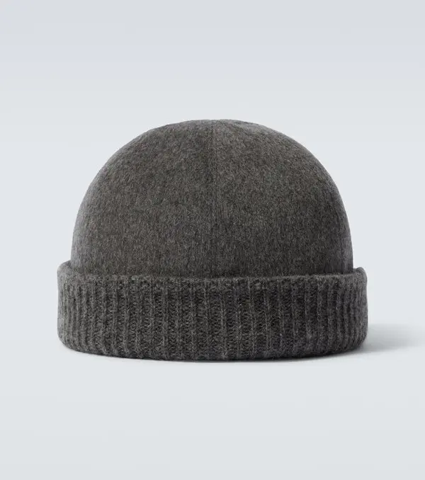 Loro Piana Cashmere Beanie - Grey