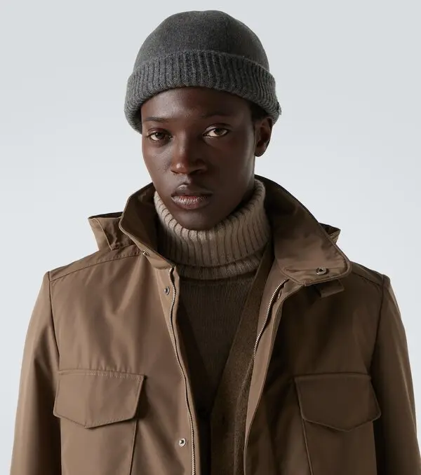 Loro Piana Cashmere Beanie - Grey